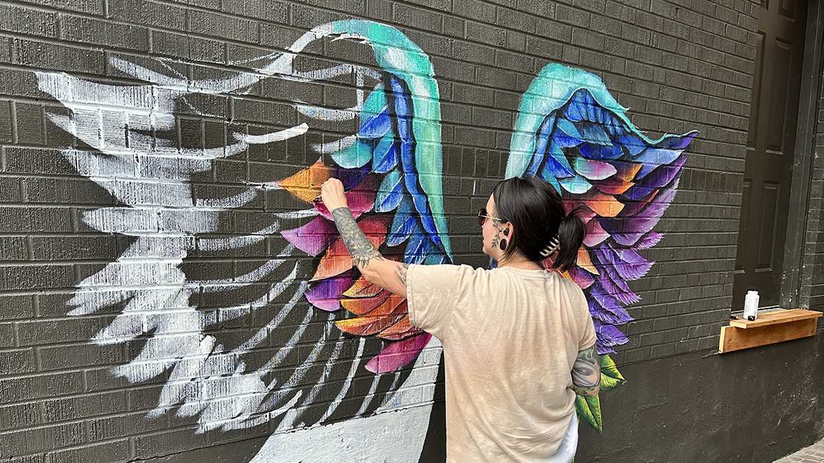 Umbrella Alley showcases talent of Inez artist Katie O'Connor - The ...