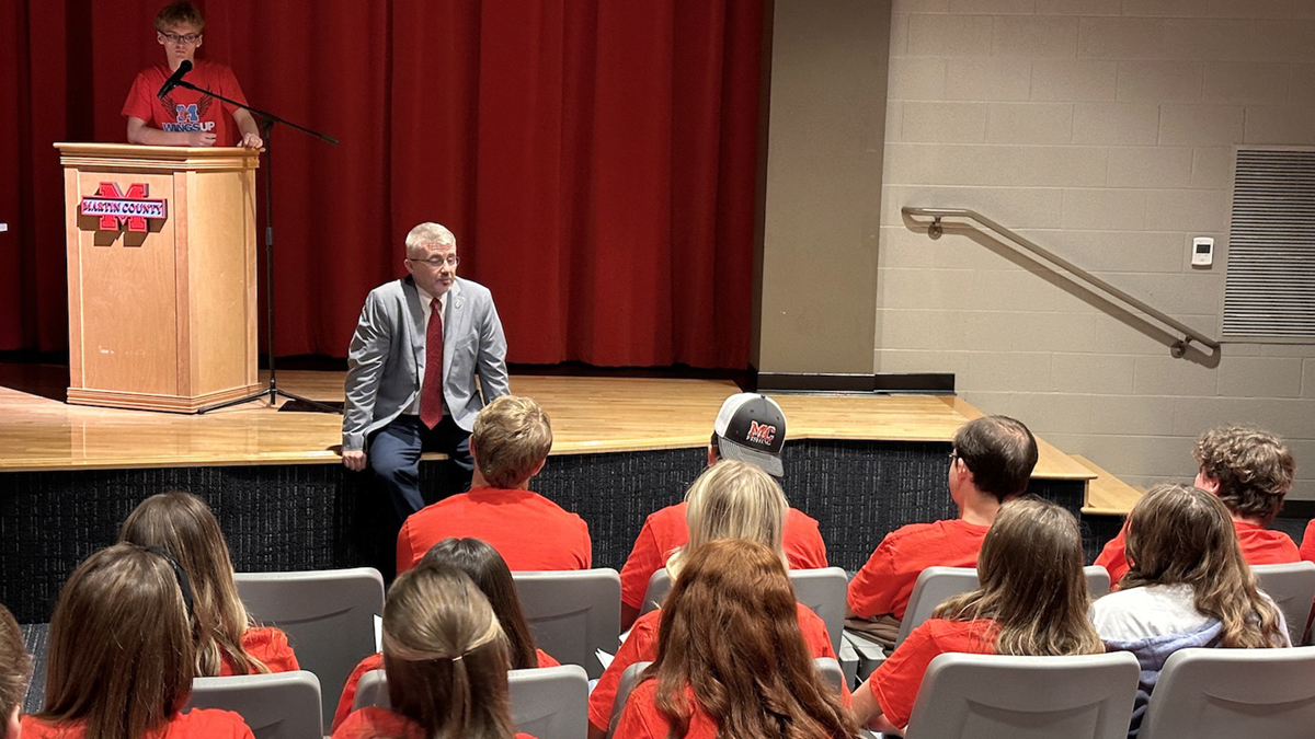 Homecoming of Kentucky’s top educator: Dr. Fletcher visits Martin ...