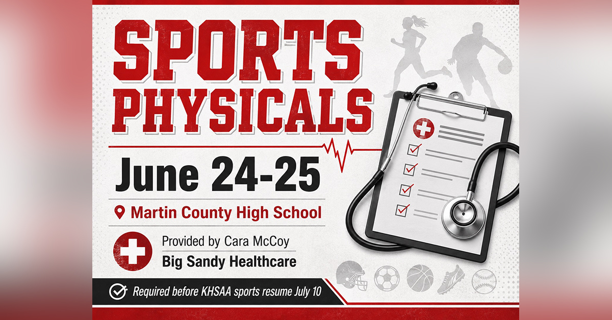 Sports physicals June 24-25 at Martin County High School - The Mountain ...